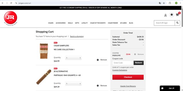JR Cigar Coupon Codes (7 Verified) - 20% Off w/Code Apr 2025