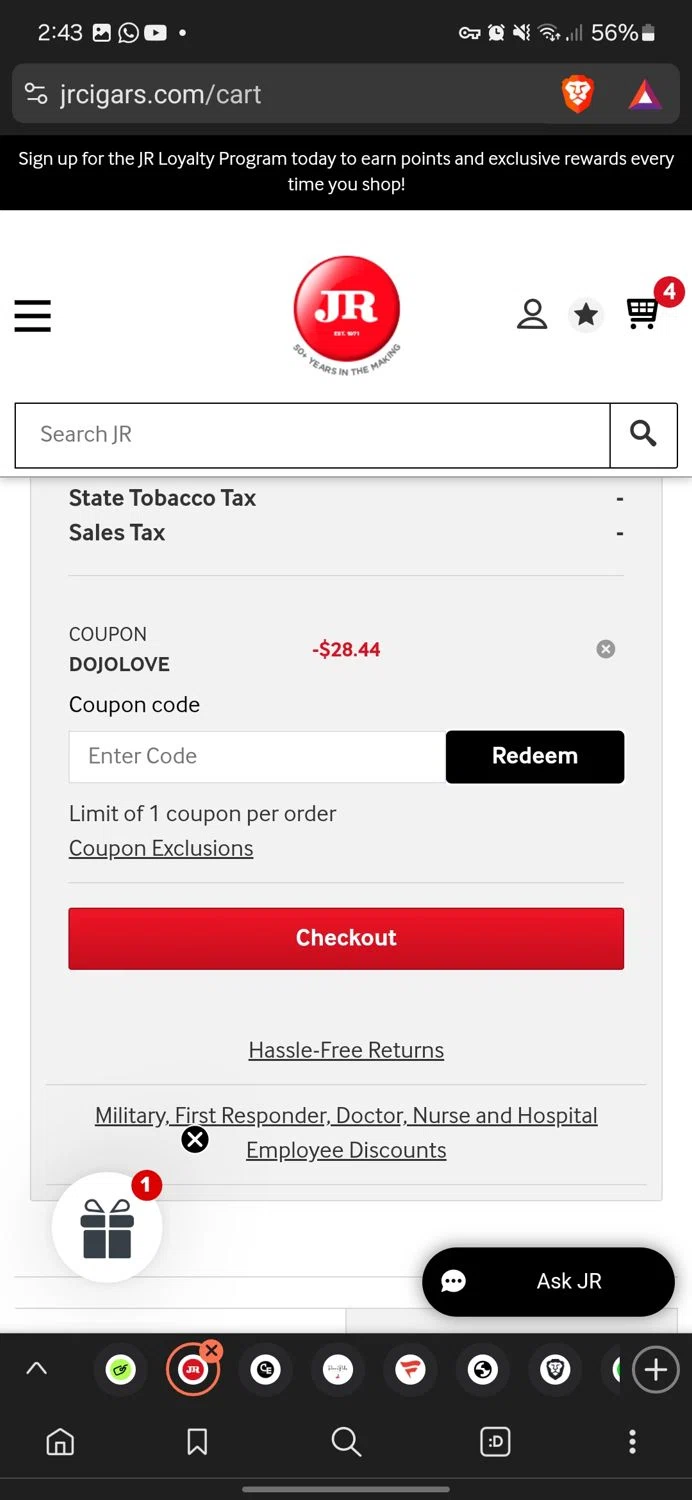 JR Cigar Coupon Codes - 25% Off | January 2025
