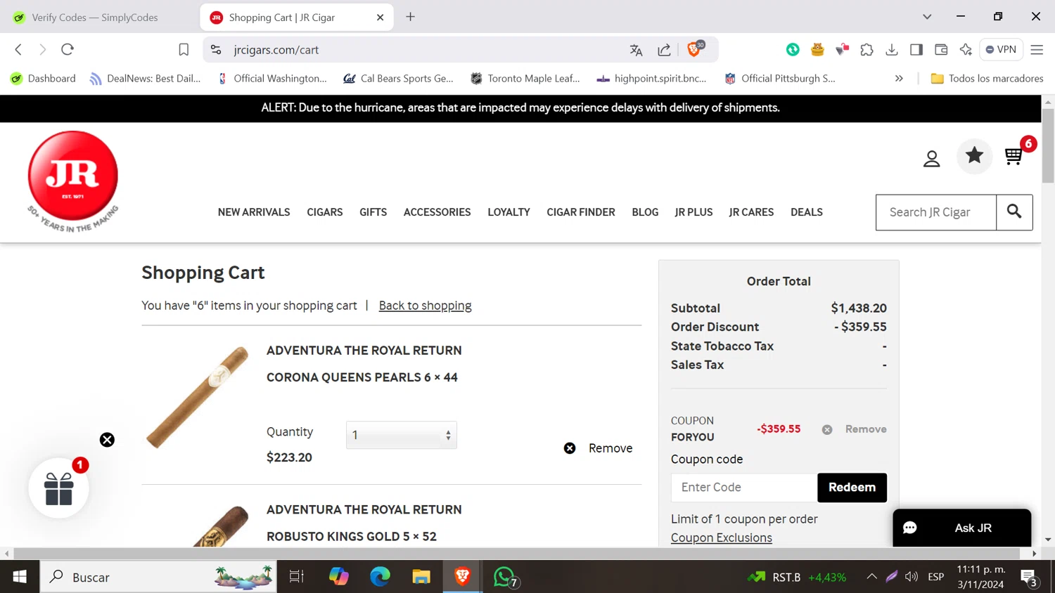 JR Cigar Coupon Codes - $3 Off | November 2024