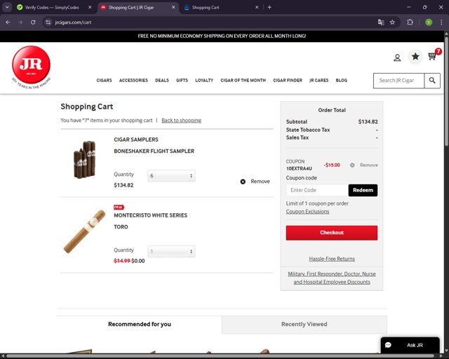 JR Cigar Coupon Codes (8 Verified) - 25% Off w/Code May 2025