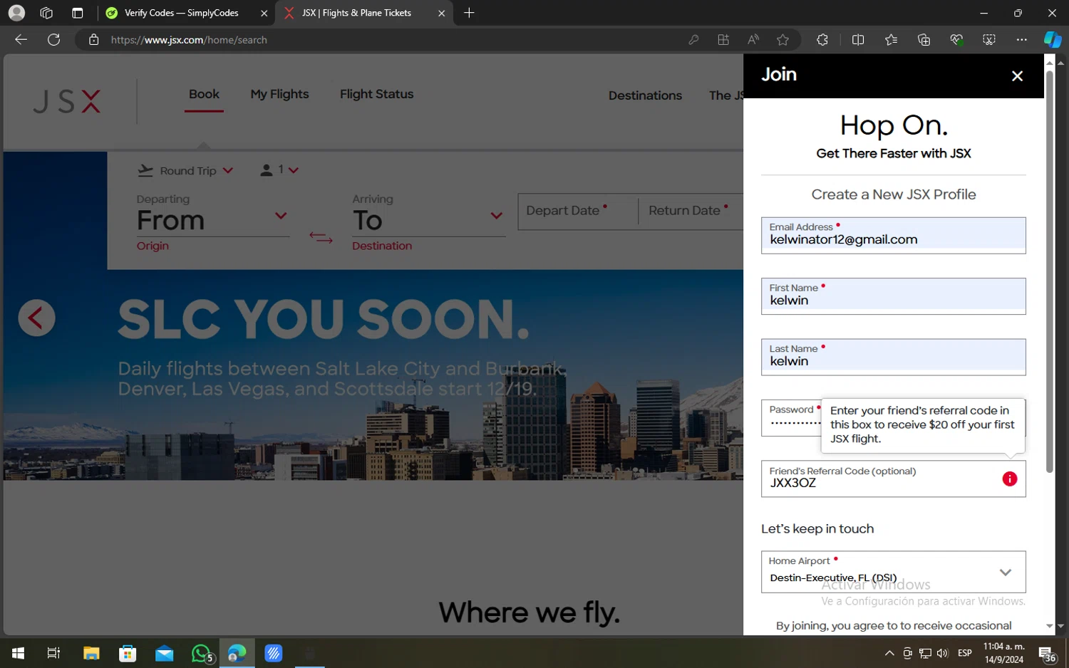JSX Promo Codes - 20% Off | November 2024