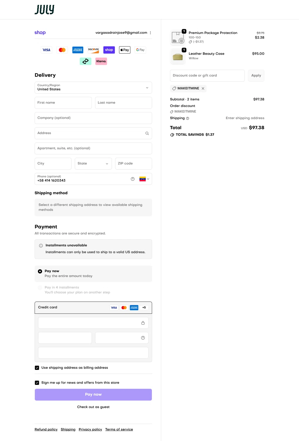 July Promo Codes - 15% Off (5 Verified) Dec 2025