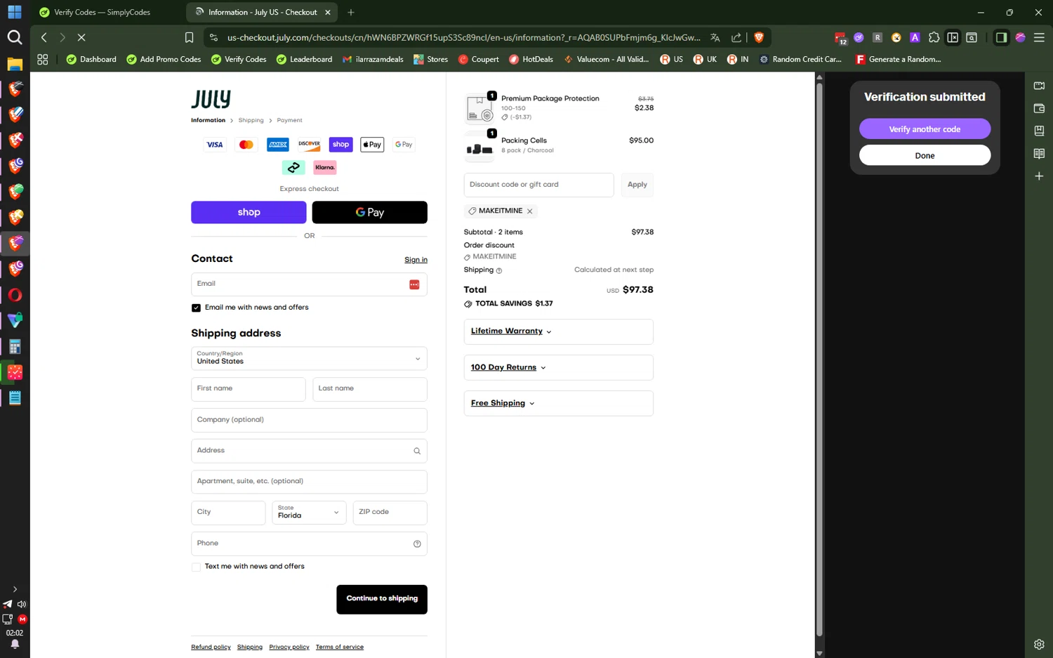 July Promo Codes - 15% Off (6 Verified) Dec 2025