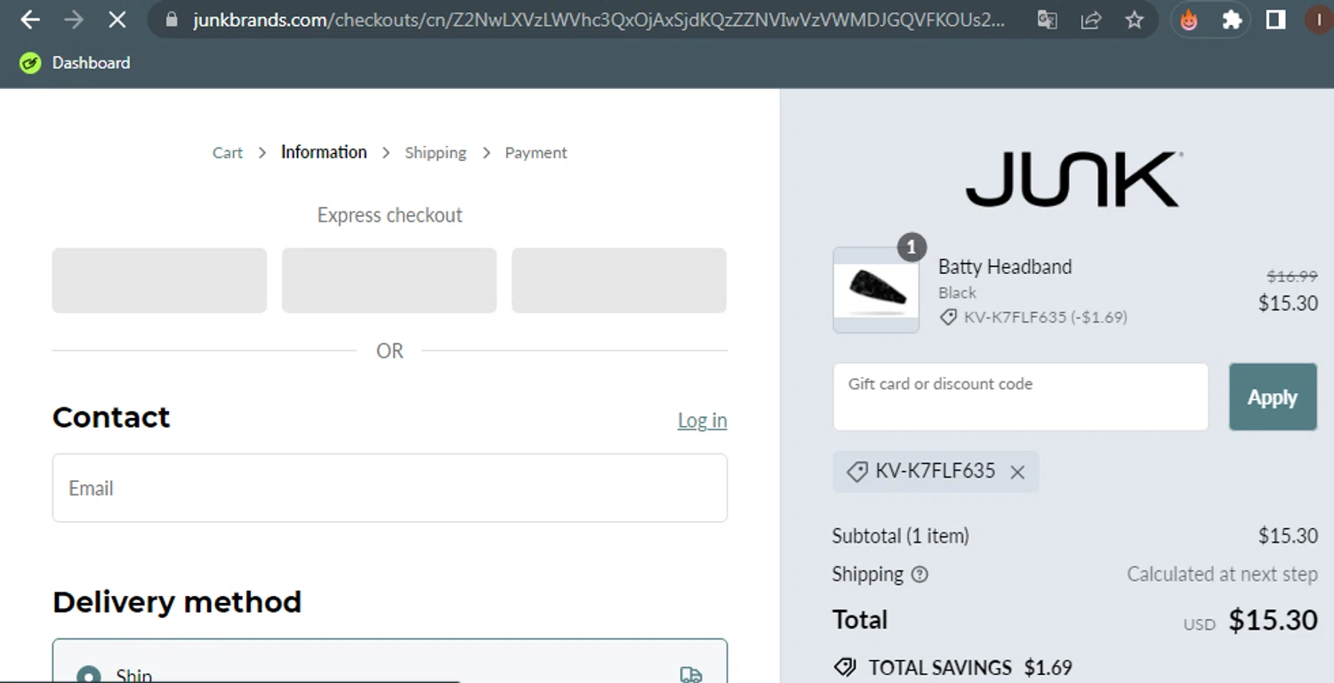 Junk Brands Discount Codes - 10% Off | December 2024