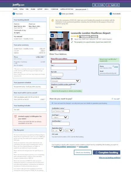 Justfly.com Promo Codes & Black Friday 2024 Deals - $5 Off