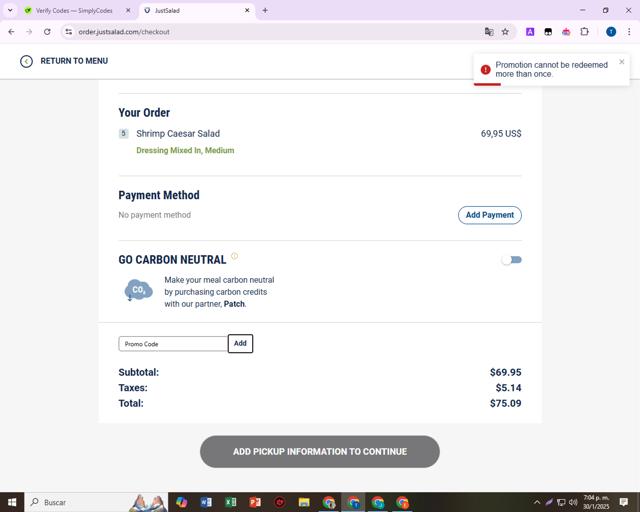 Just Salad Promo Codes - $5 Off Coupons Oct 2025