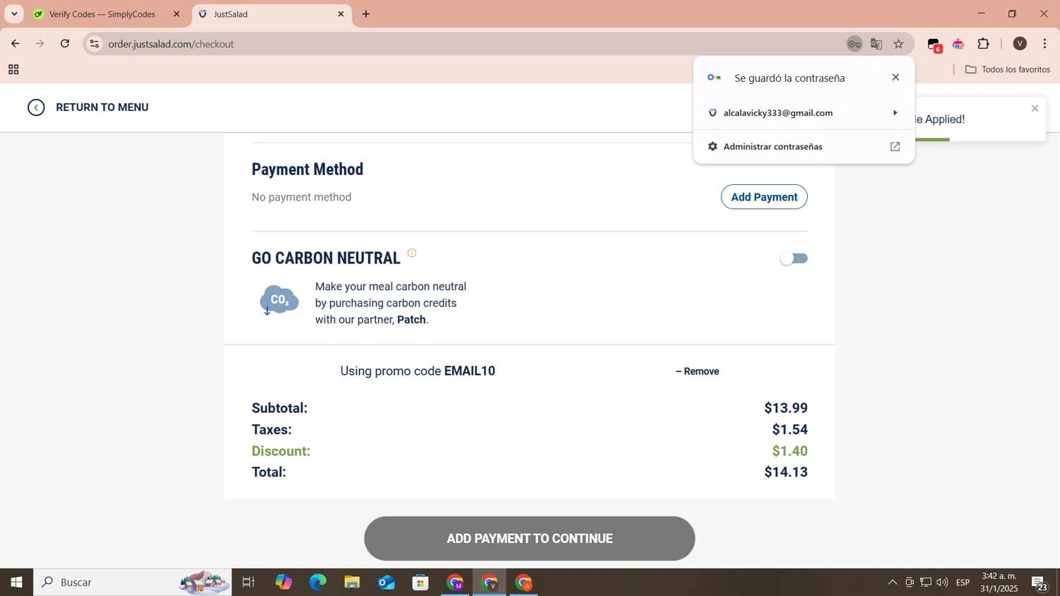 Just Salad Promo Codes - 10% Off Coupons Jan 2026