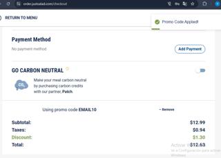 Just Salad Promo Codes - $5 Off Coupons Oct 2025