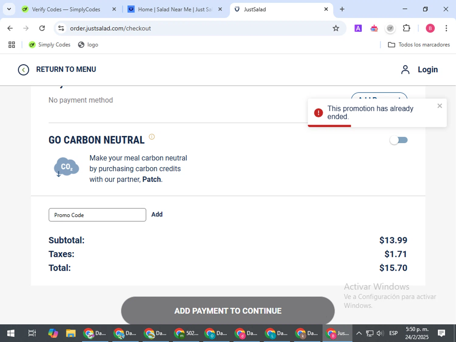 Just Salad Promo Codes - 10% Off Coupons Jan 2026
