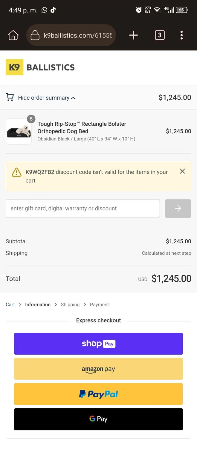 K9 Ballistics Coupons - 12% Off | September 2024