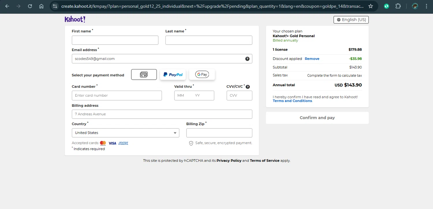 Kahoot! Coupon Codes & Black Friday 2024 Deals - 20% Off