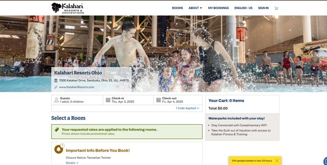 Kalahari Resorts Promo Codes - 10% Off Coupons May 2025