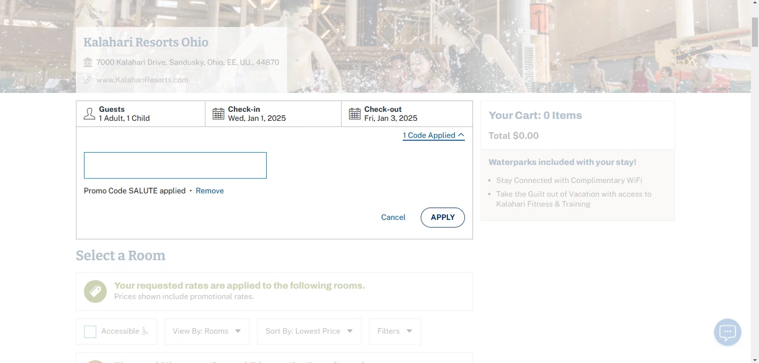 Kalahari Resorts Promo Codes (3 Verified) - 30% Off Jan 2025