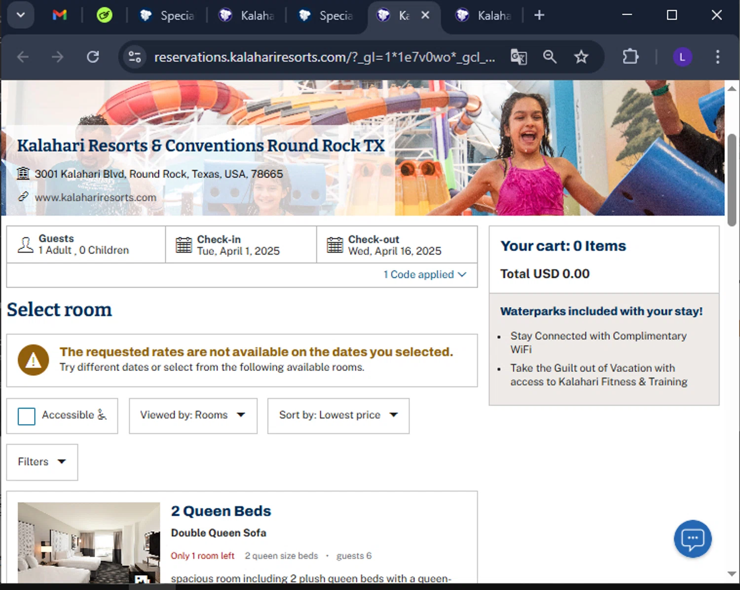 Kalahari Resorts Promo Codes (1 Verified) - 25% Off May 2025