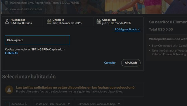 Kalahari Resorts Promo Codes (1 Verified) - $10 Off Apr 2025