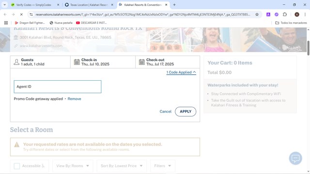 Kalahari Resorts Promo Codes (3 Verified) - 10% Off Jul 2025