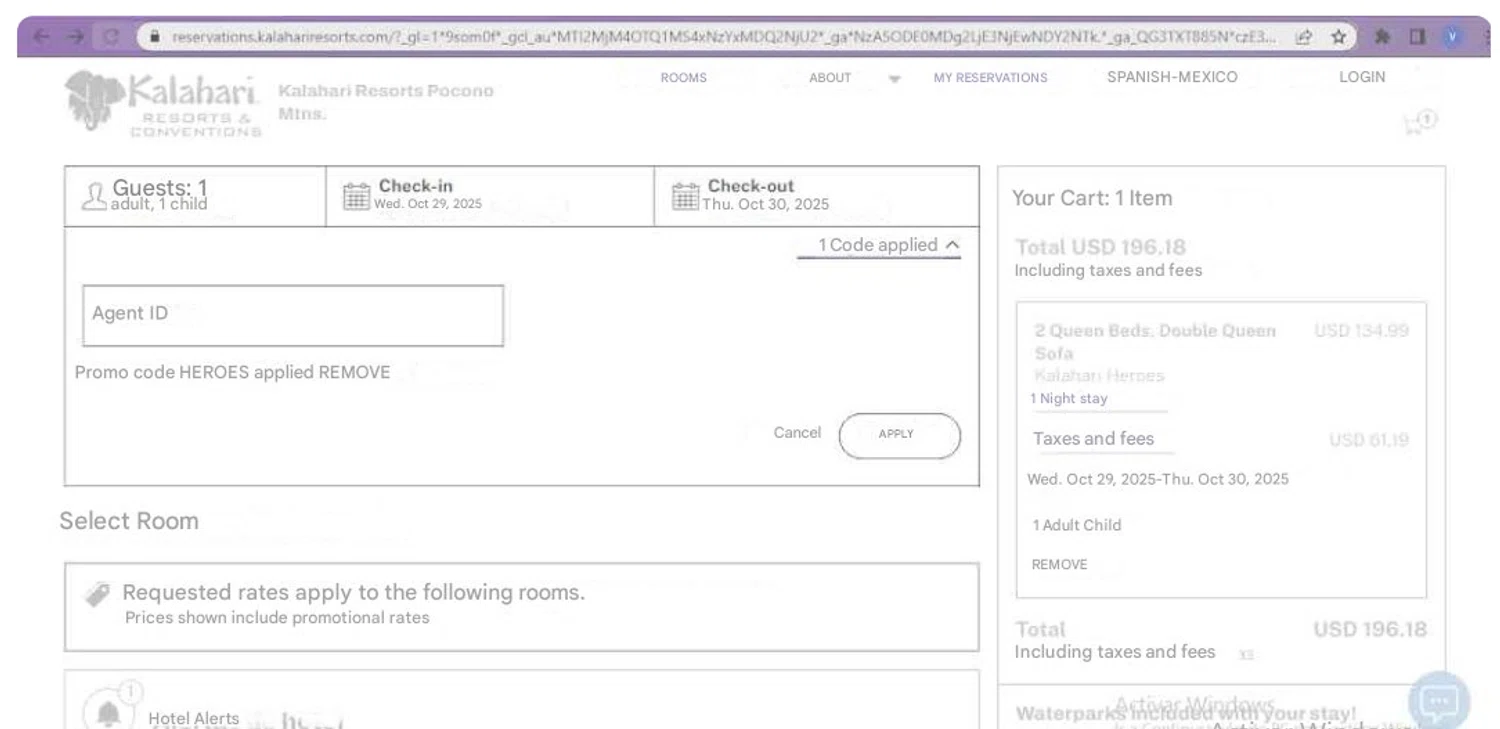 Kalahari Resorts Promo Code - 10% Off (Verified) Nov 2025