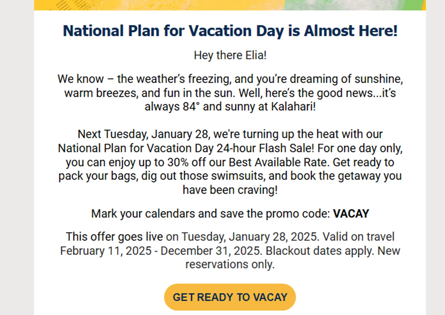Kalahari Resorts Promo Codes (3 Verified) - 30% Off Jan 2025