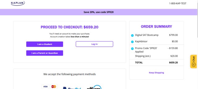Kaplan Promo Codes (3 Verified) - 50% Off w/Code May 2025
