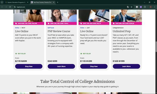 Kaplan Discount Codes - $500 Off (3 Verified) Sep 2025