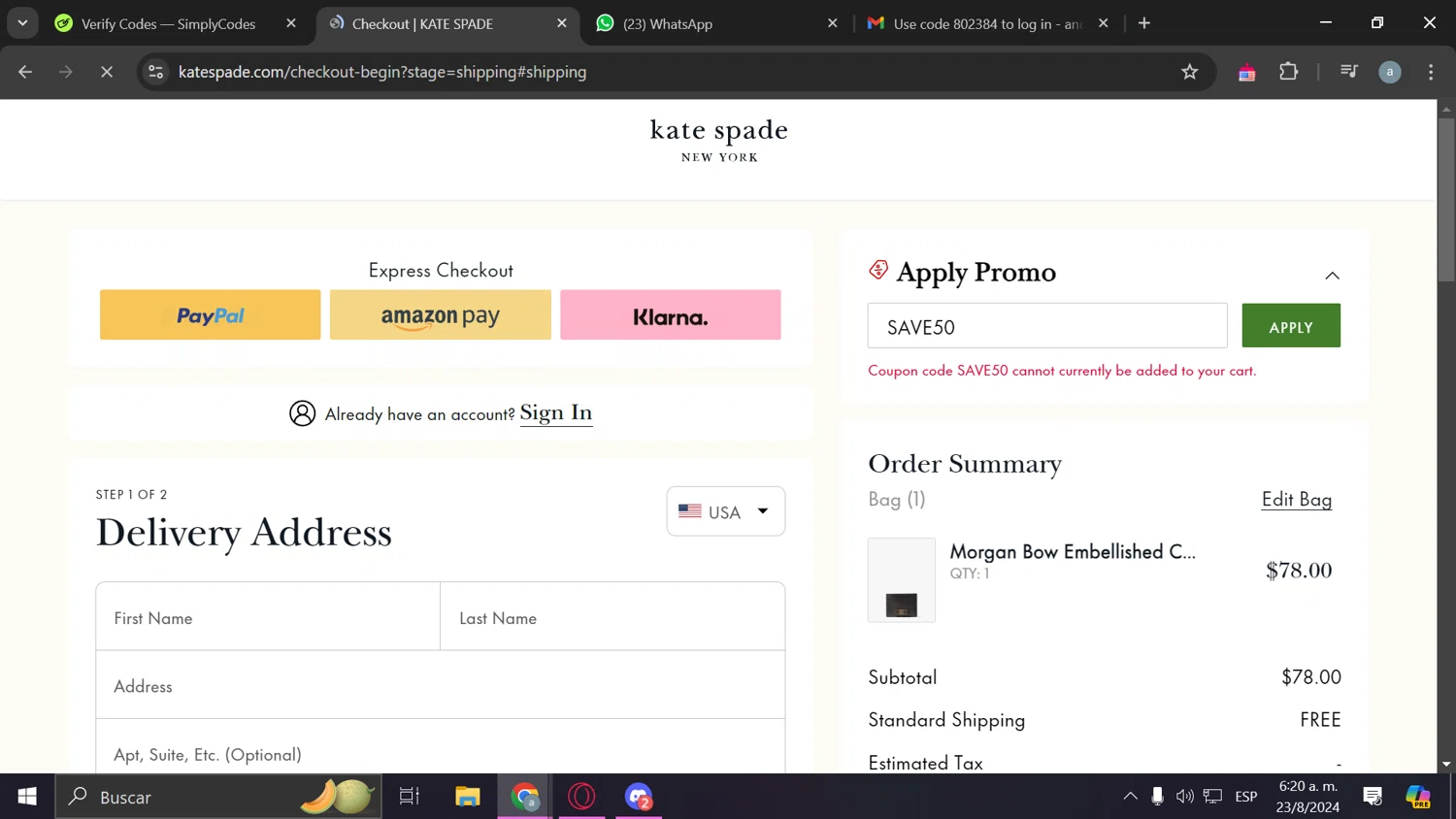 Kate Spade Promo Codes - 50% Off | October 2024