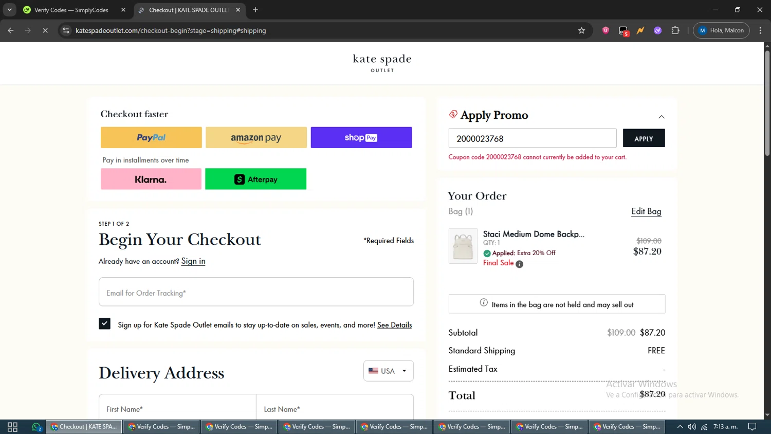 Kate Spade Outlet Promo Codes - 10% Off Coupons Aug 2025