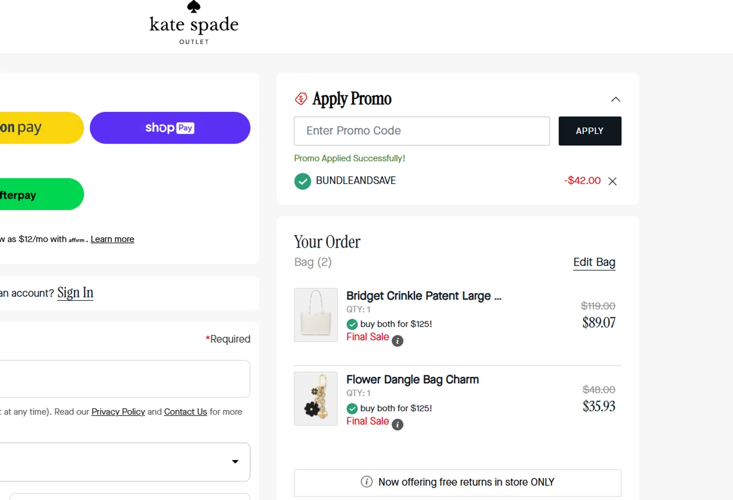 Kate Spade Outlet Promo Code - 25% Off January 2026