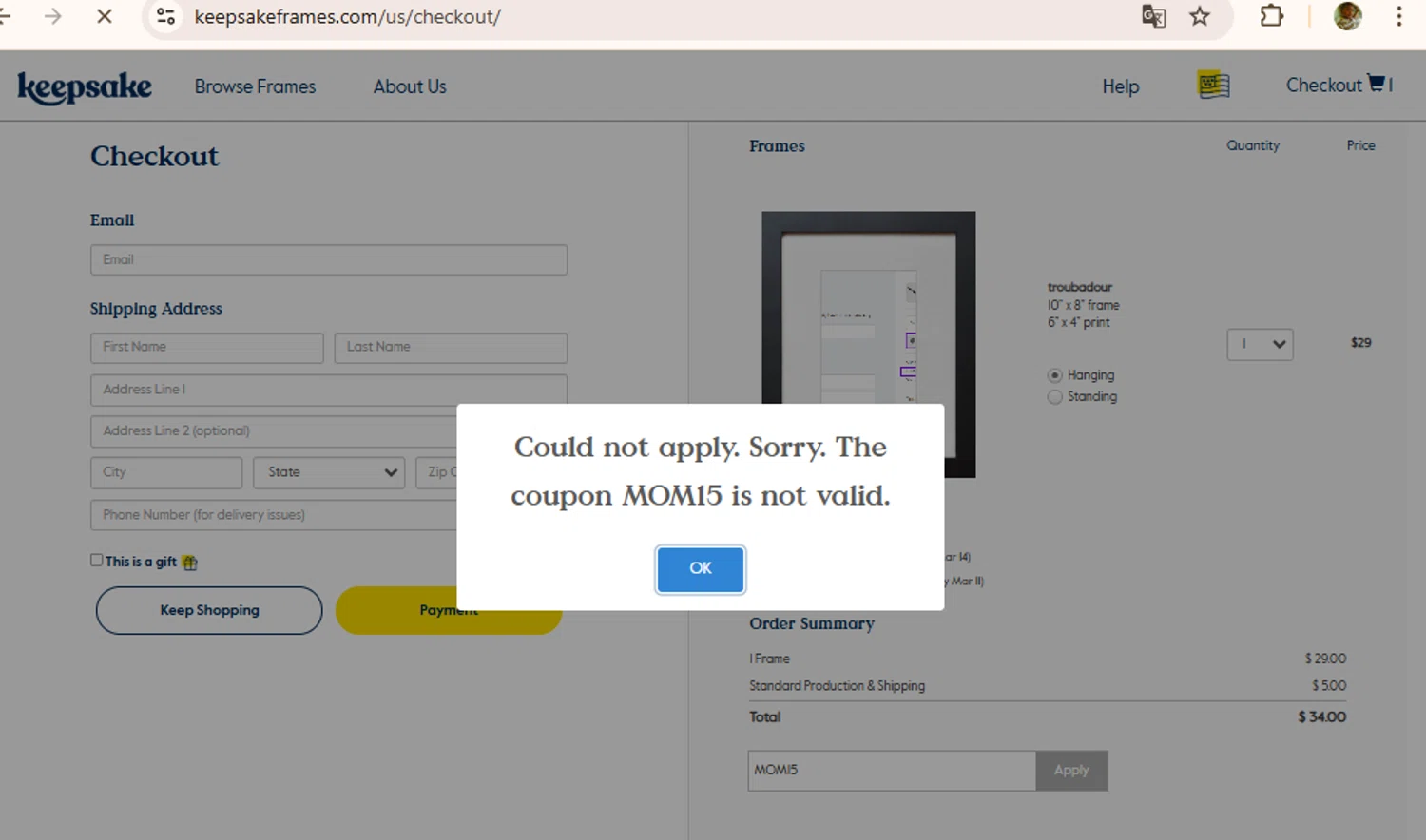 Keepsake Frames Promo Codes - 10% Off Coupons Sep 2025
