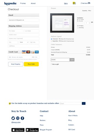 Keepsake Frames Promo Codes - 20% Off Coupons Sep 2025