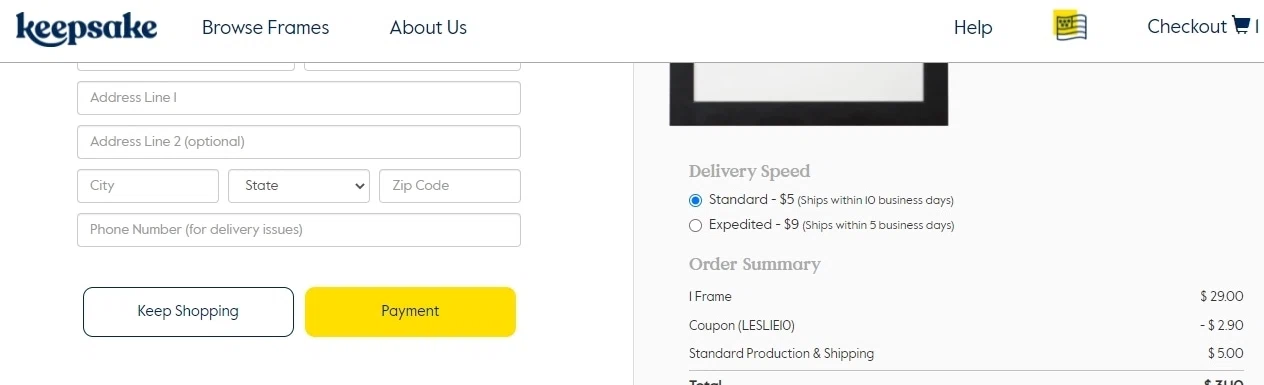 Keepsake Frames Promo Codes - 15% Off Coupons Dec 2025