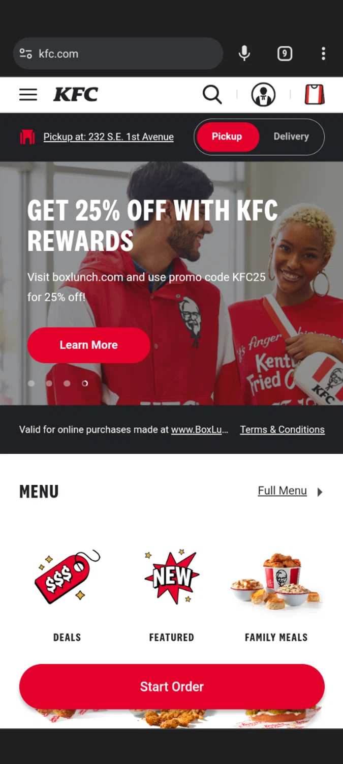 KFC Promo Codes - 25% Off Coupons Jan 2025