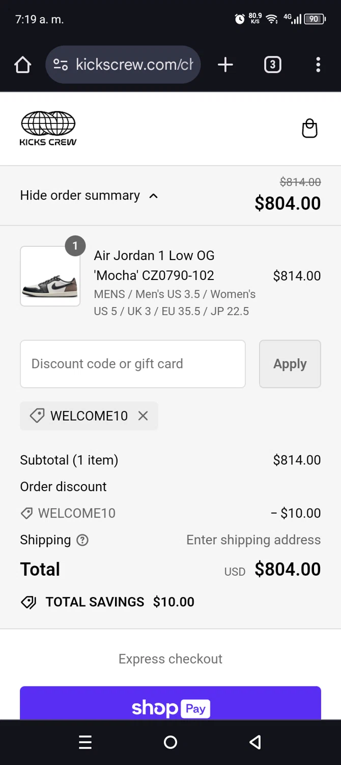 KicksCrew Discount Codes - $15 Off | September 2024