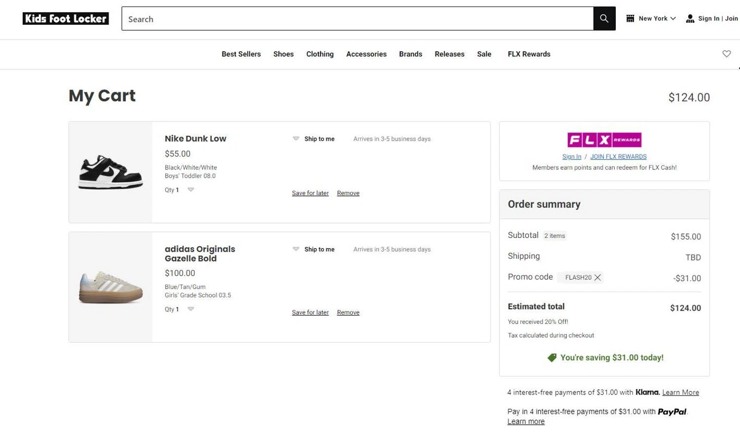 Kids Foot Locker Coupons - 20% Off | October 2024