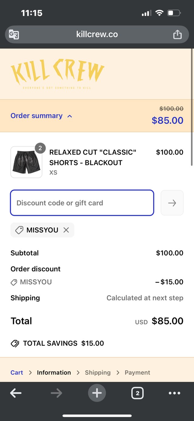 Kill Crew Discount Codes (6 Verified) - 15% Off Apr 2025