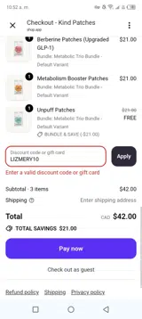 Kind Patches Promo Codes - 25% Off (11 Verified) Jun 2026
