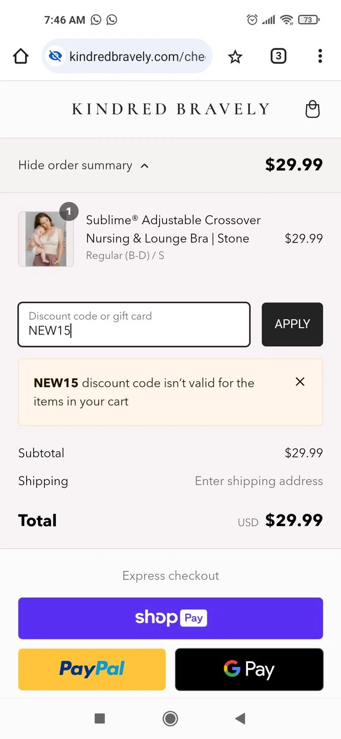 Kindred Bravely Coupons - 15% Off | November 2024