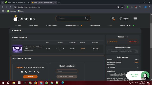 Kinguin Discount Codes (4 Verified) - 10% Off Apr 2025