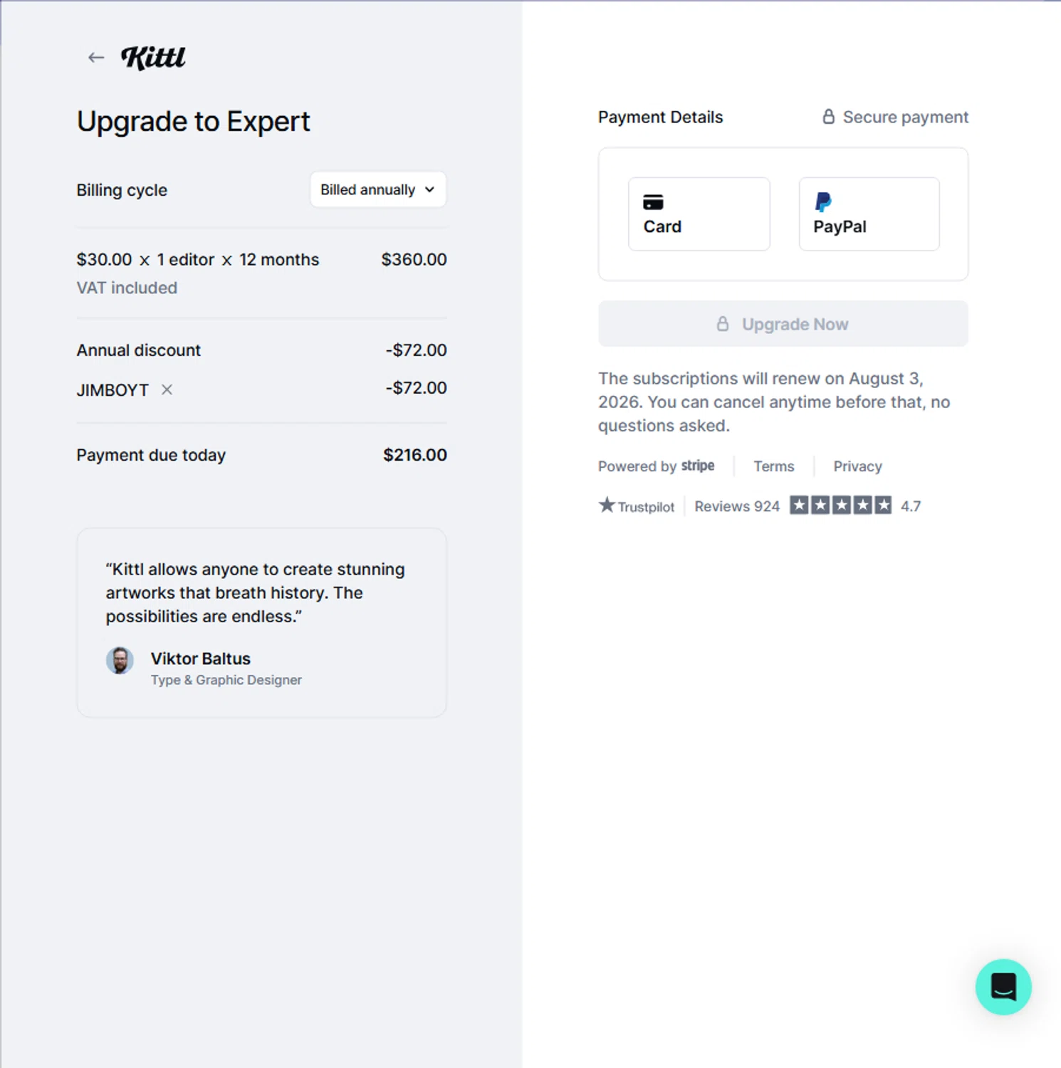 Kittl Promo Codes (32 Verified) - 25% Off Sitewide Aug 2025