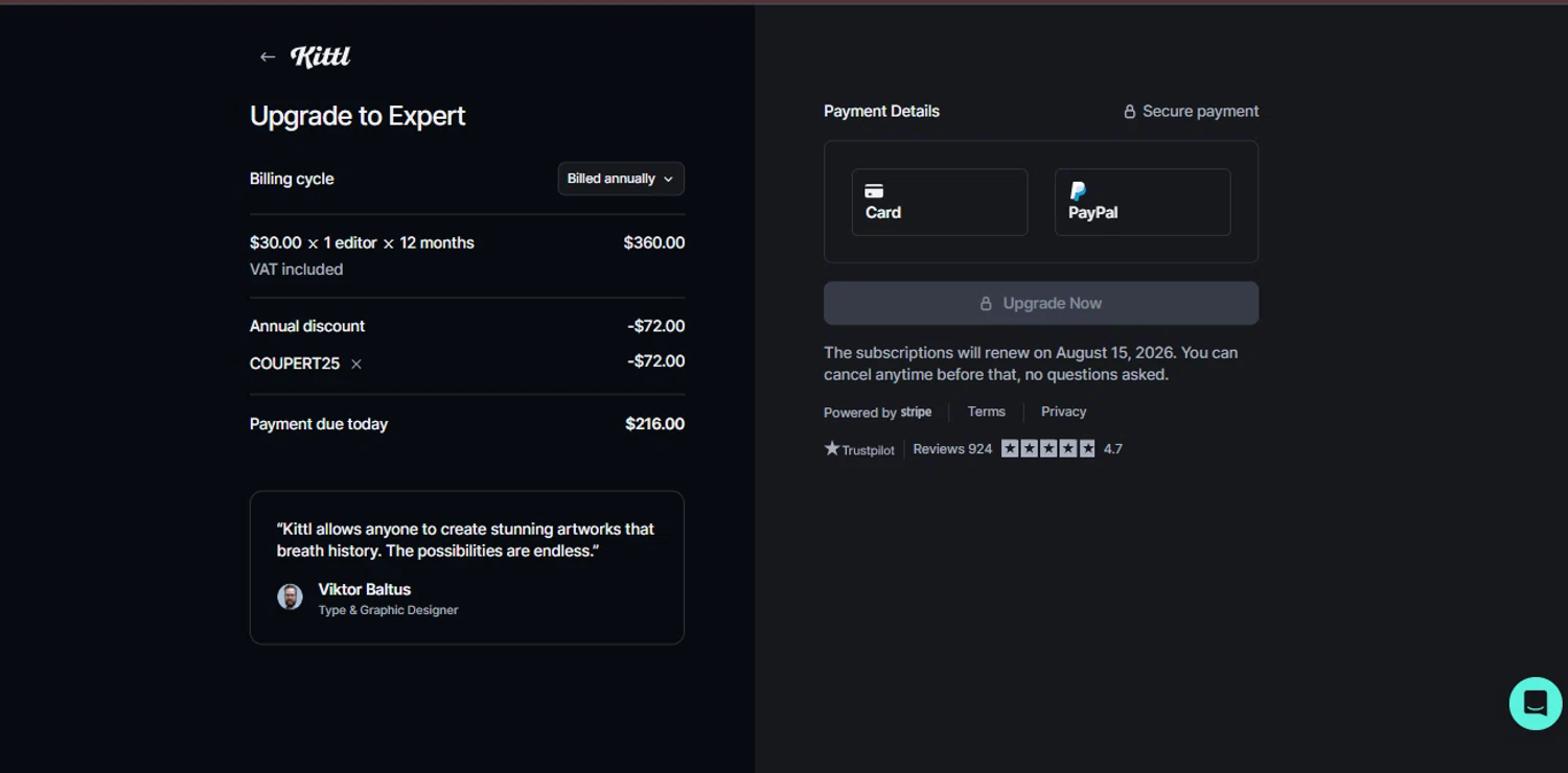 Kittl Promo Codes - 40% Off (32 Verified) Dec 2025