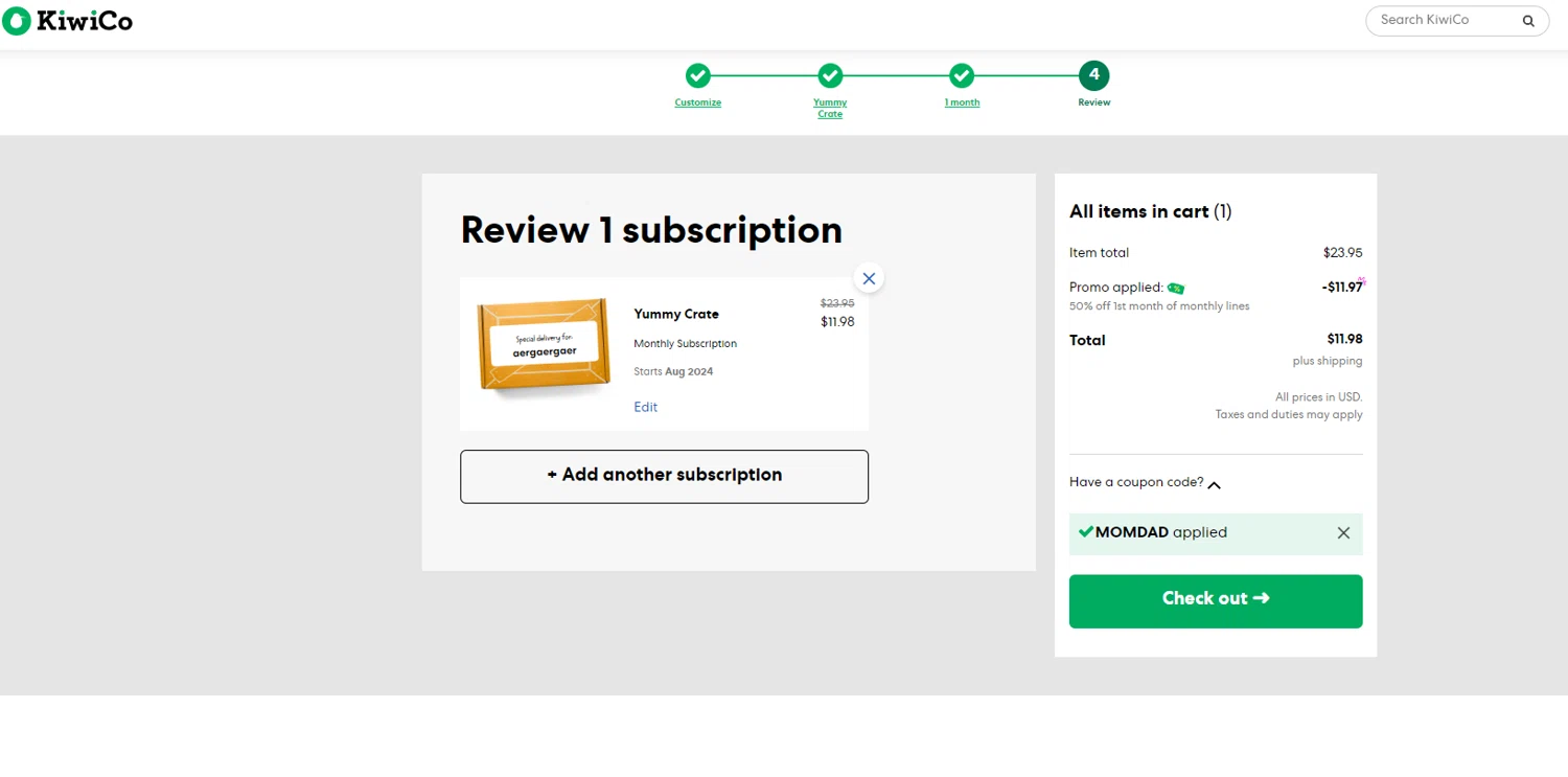 KiwiCo Coupons - $6 Off Coupon Codes in August 2024 | SimplyCodes