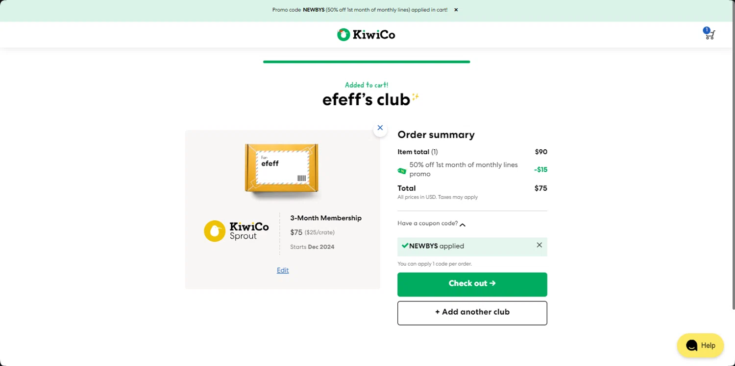 KiwiCo Coupons - 50% Off | January 2025