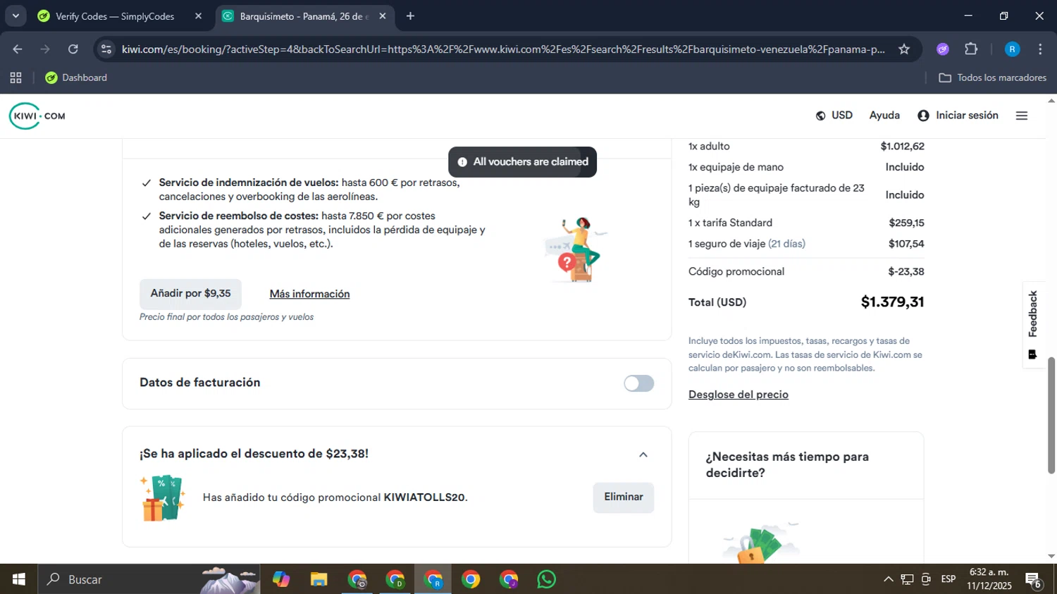 Kiwi.com Promo Codes - $20 Off (3 Verified) Jan 2026