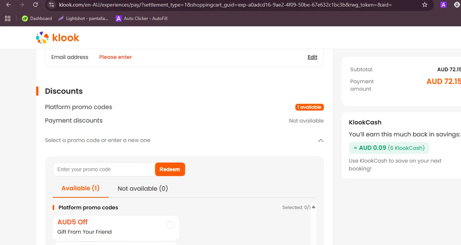 Klook Promo Codes - 5% Off (8 Verified) Nov 2025