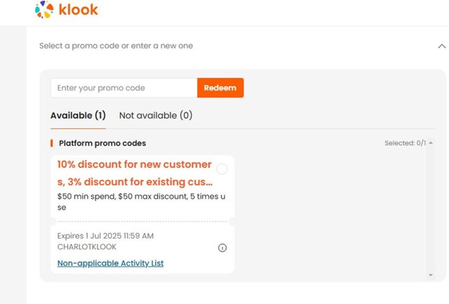 Klook Promo Codes - 5% Off | October 2024