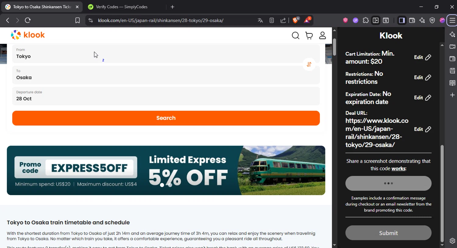 Klook Promo Codes - 5% Off (8 Verified) Nov 2025