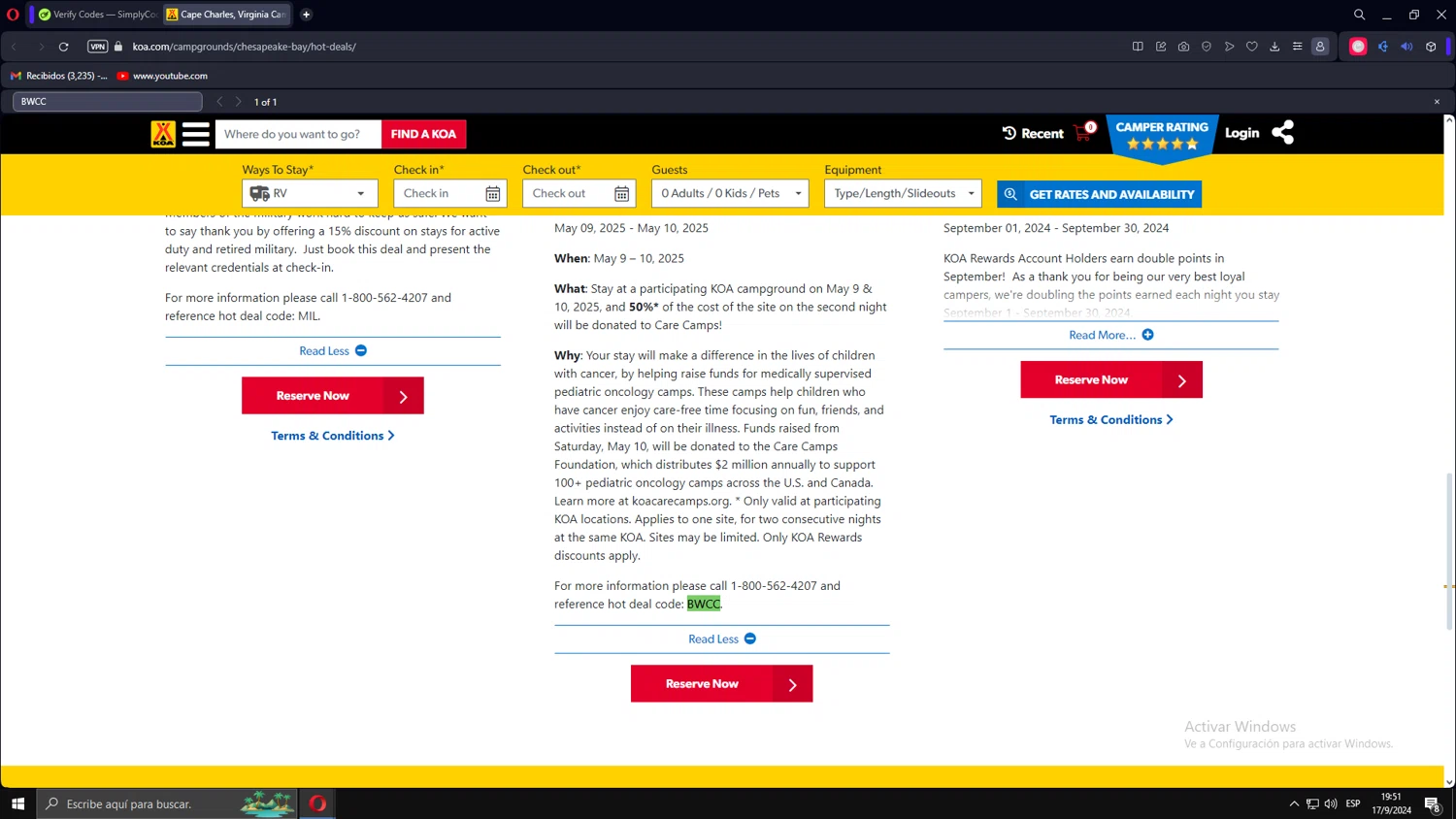 KOA Discount Codes - 25% Off | November 2024