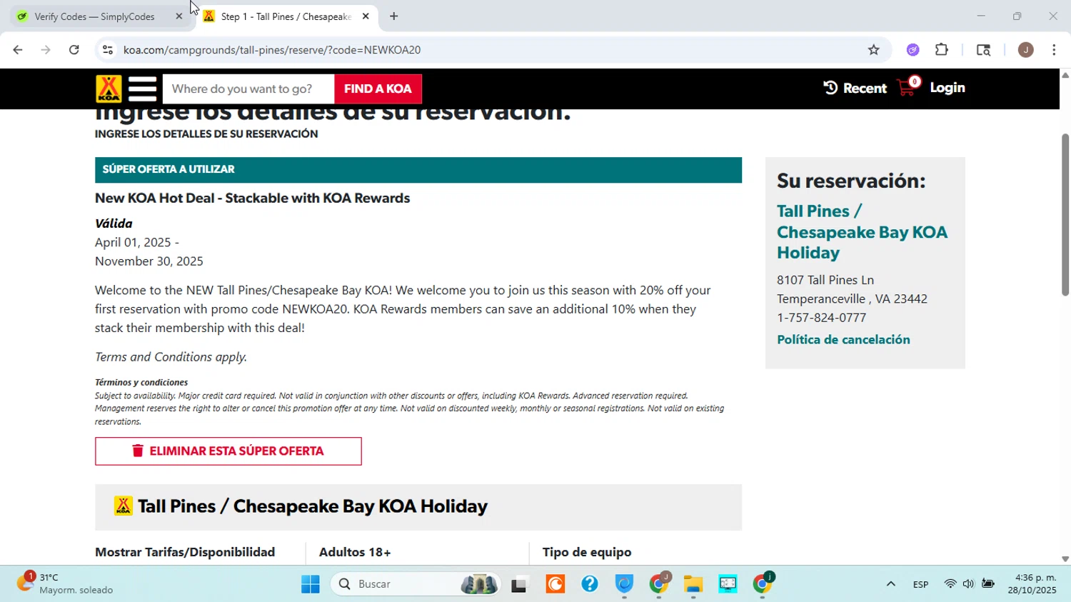 KOA Promo Codes - 50% Off w/Code (7 Verified) Dec 2025