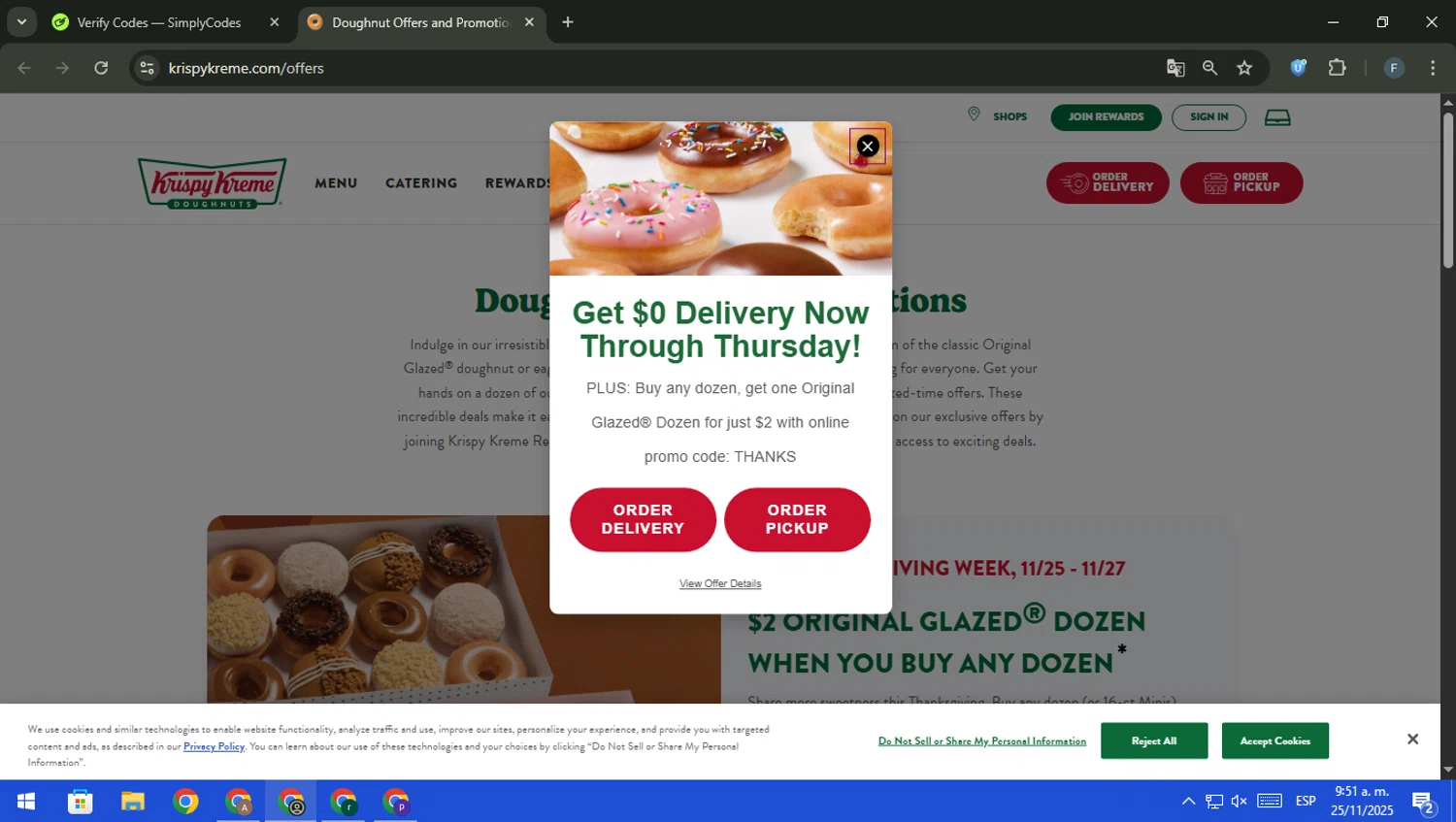 Krispy Kreme Promo Codes - $5 Off (2 Verified) Feb 2026