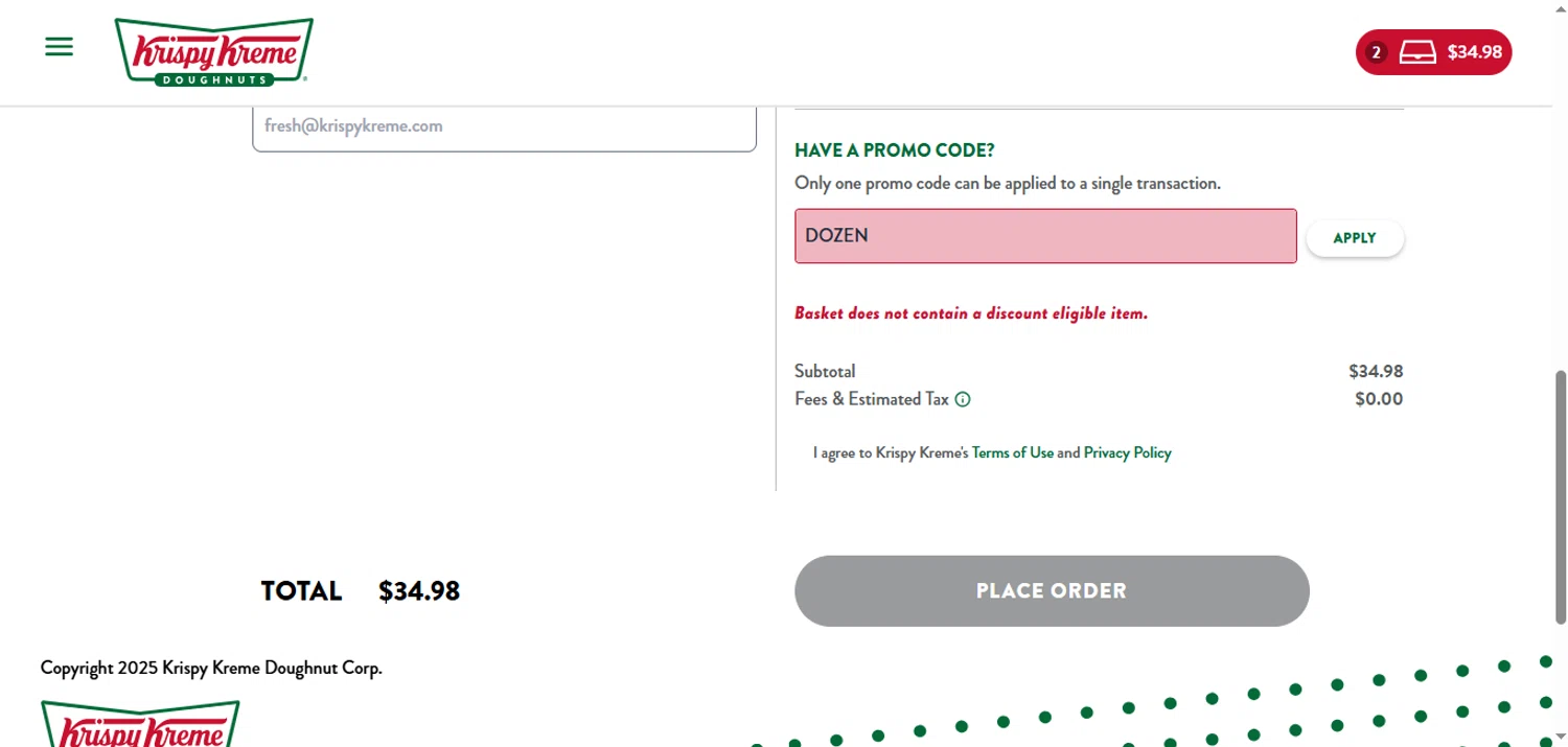 Krispy Kreme Promo Codes (4 Verified) - $10 Off Oct 2025
