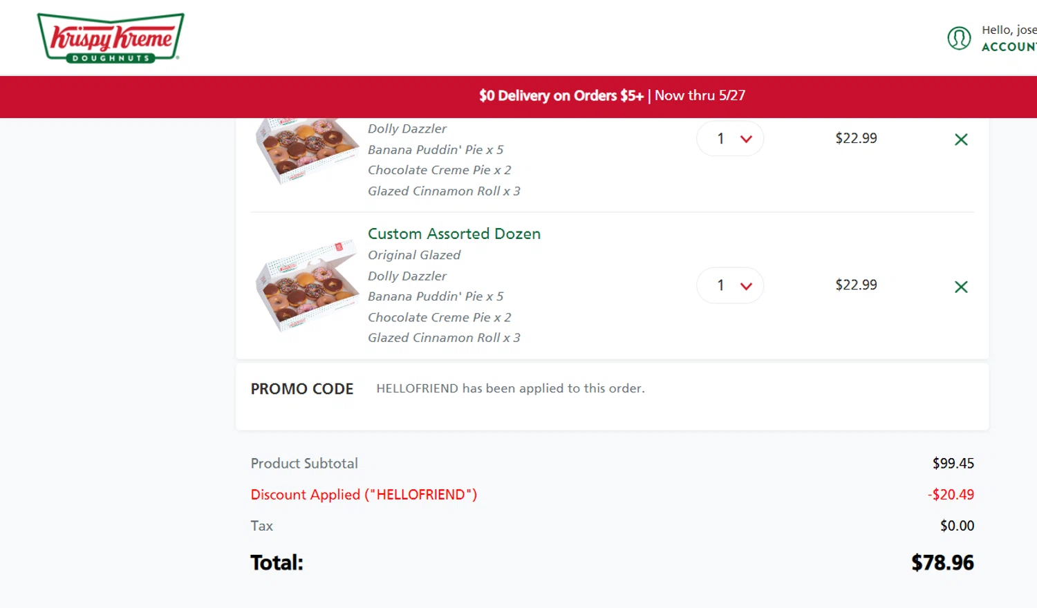 Krispy Kreme Promo Codes – $5 Off | July 2024